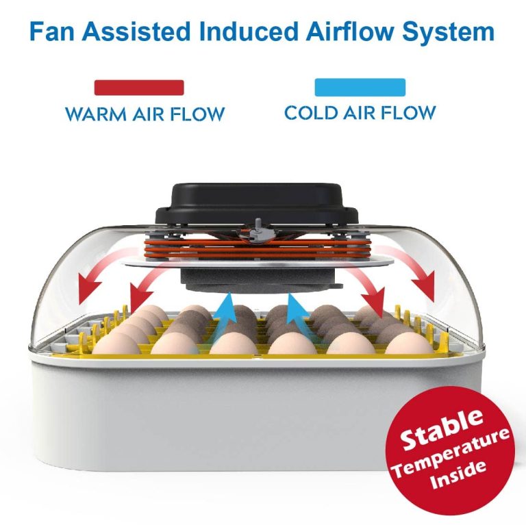 Maticoopx 30 Egg Incubator with Humidity Display and Egg Candler