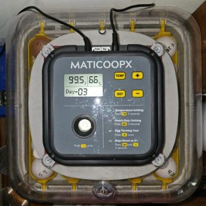 Maticoopx 30 Egg Incubator with Humidity Display and Egg Candler
